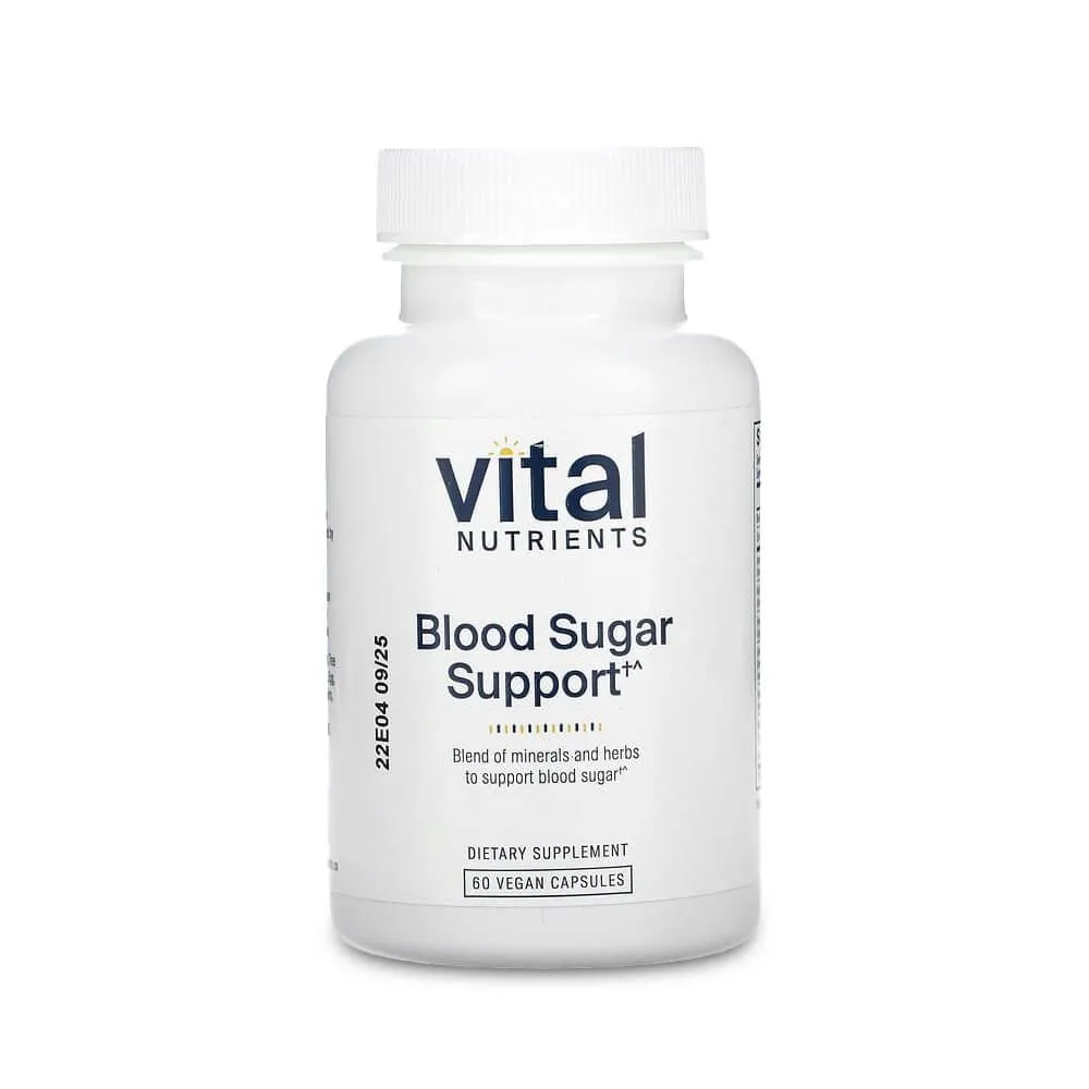 Vital Nutrients Blood Sugar Support - 60 Capsules – Prime Natural Foods