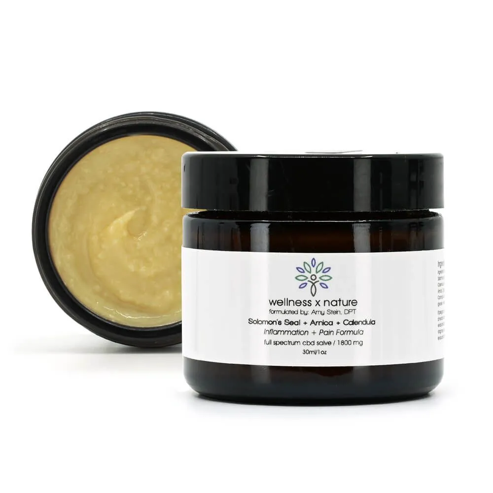 wellness x nature Salve - Inflammation + Pain Formula - 1.7oz/3000mg ...